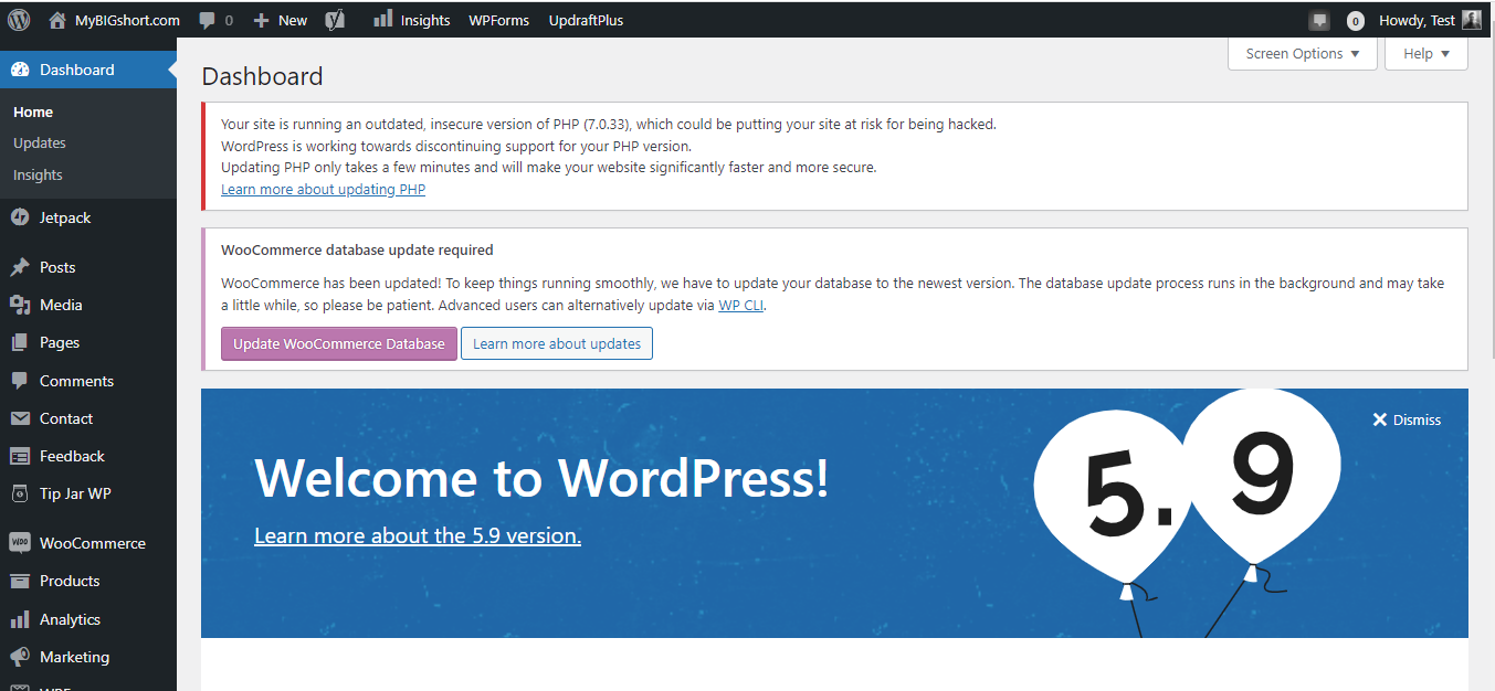 WP 5.9 Release -Update screenshots in user documentation · Issue #71 · WordPress/Documentation ...