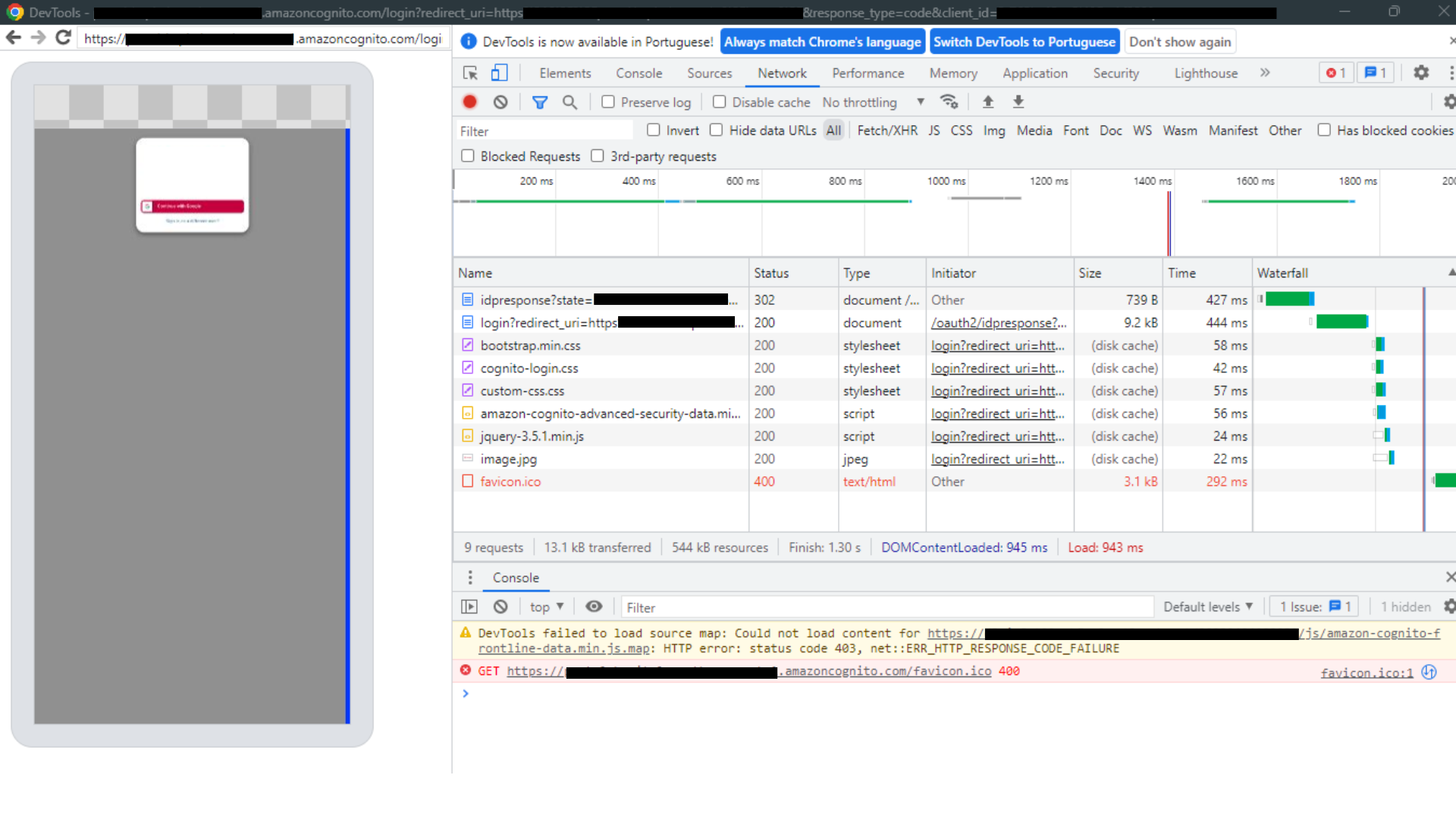 Change default Cognito Hosted UI in Amplify to use an website in mobile (desktop mode) · Issue ...