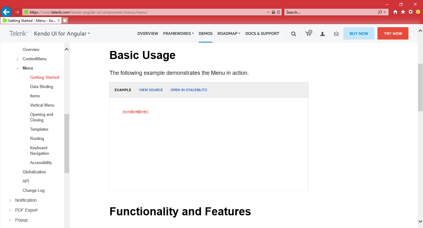 Ie11 Kendo Menu Menu Items Piled On Top Of Each Other · Issue 1442 · Telerik Kendo Themes