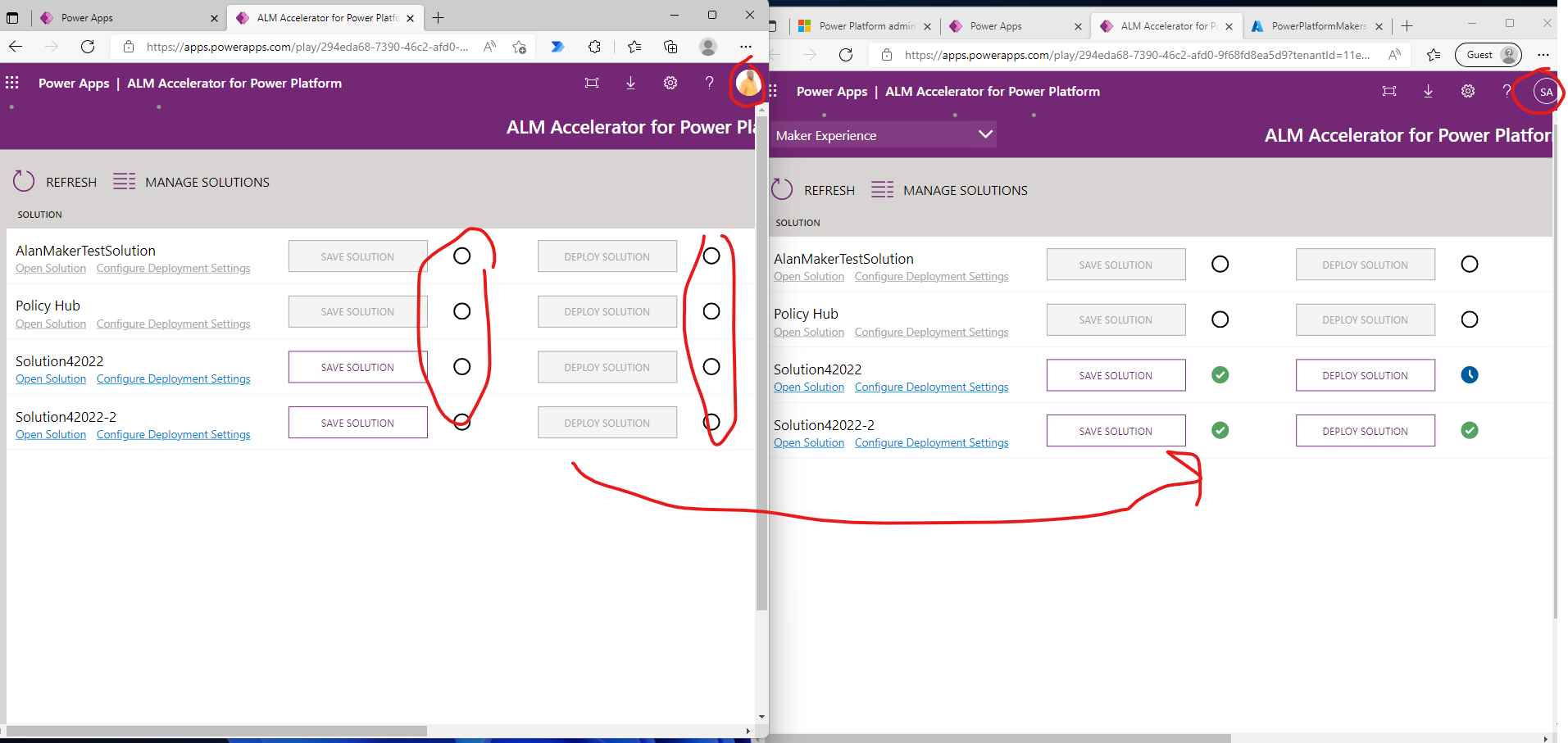 [ALM Accelerator - BUG]: Can't able to deploy the solution into test ...