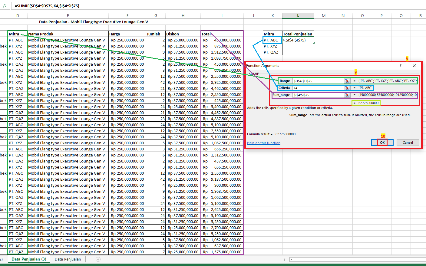 GitHub - akbarimaniyudhaputra/Excel-SUMIF-SUMIFS-InsertFunction ...