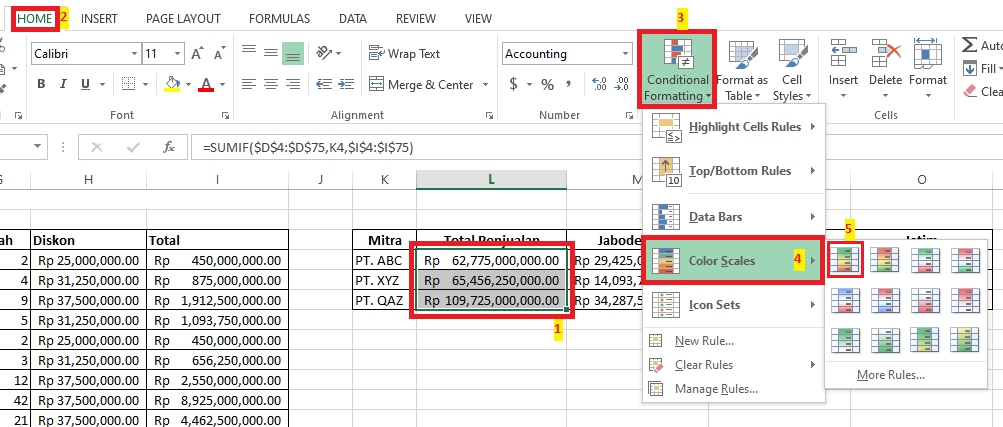 Github Akbarimaniyudhaputra Excel Sumif Sumifs Insertfunction Conditionalformatting Sumif