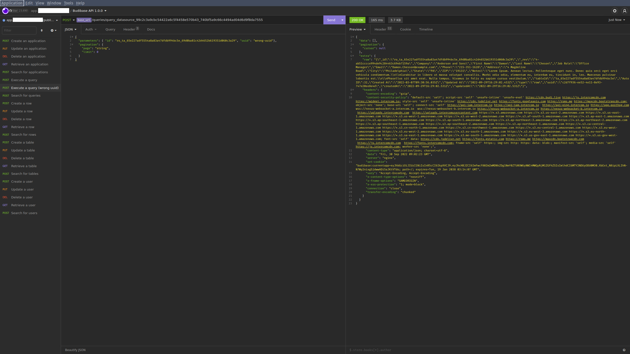 public query result contains too much information · Issue #8056 · Budibase/budibase · GitHub