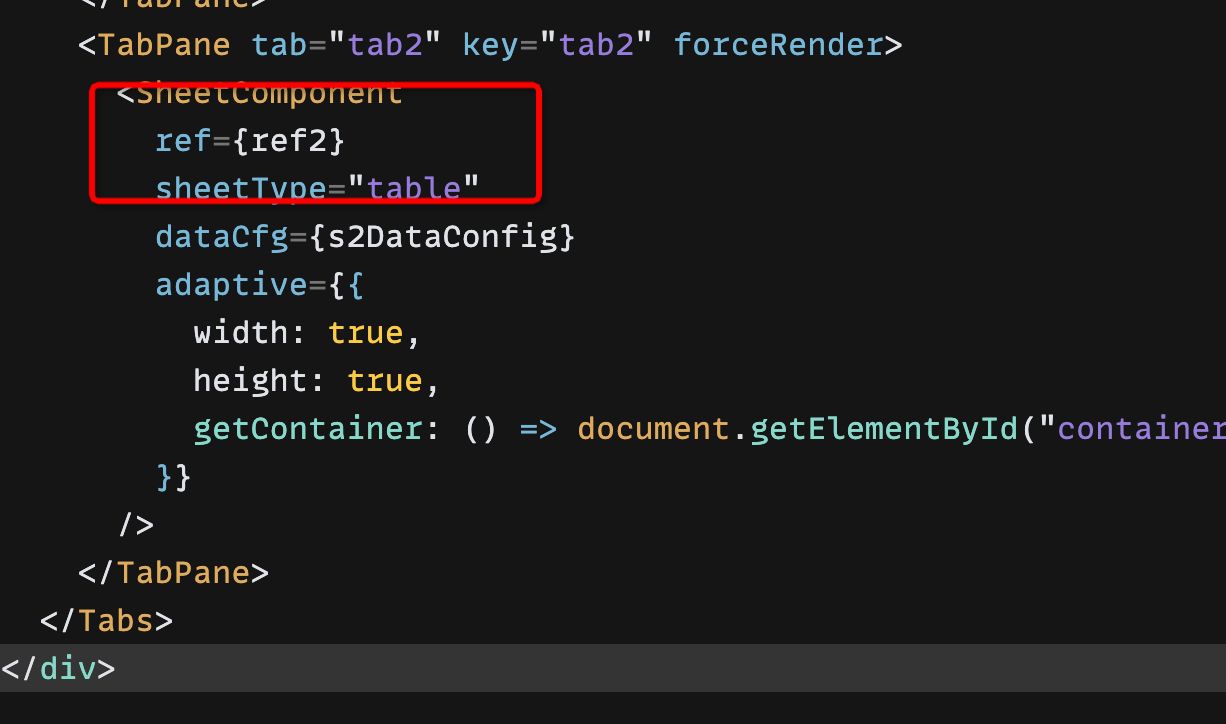 使用 antd tab 组件，切换 tab 的时候，表格会消失 · Issue #1602 · antvis/S2 · GitHub