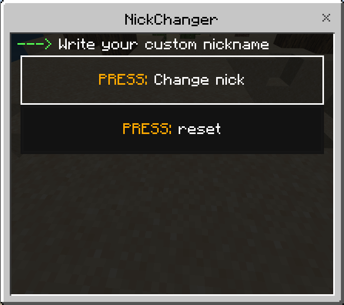 GitHub - GommeAWM/NickChangerGUI: Nick changer in game/chat with GUI