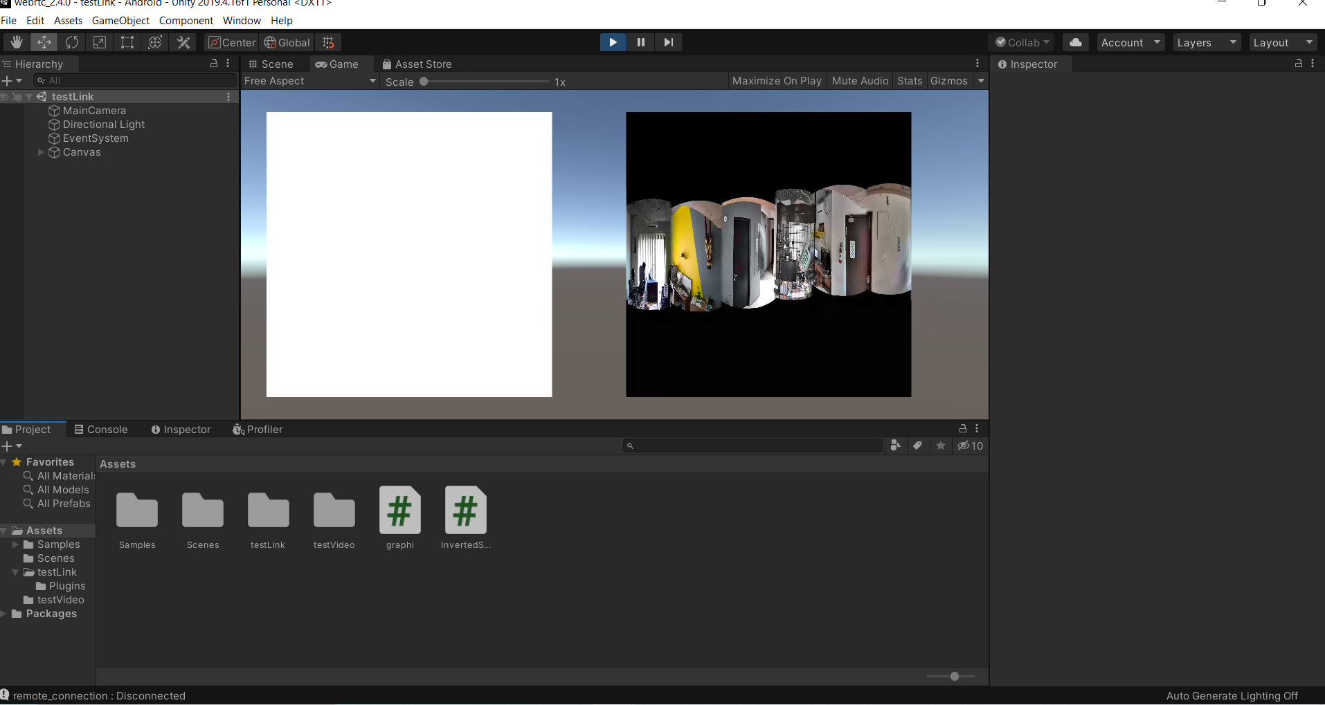 [BUG] When video track.InitializeReceiver is set to the gameobject, it is not rendering properly ...
