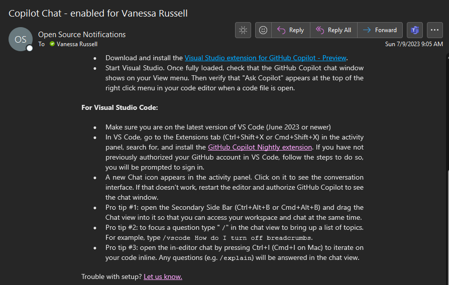 Welcome letter includes incorrect installation steps for VSCode · Issue #317 · microsoft/vscode ...