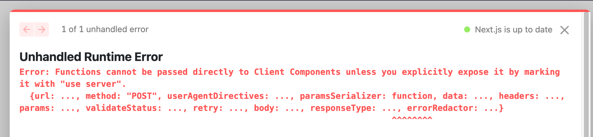 Error when using Server Action in Client Component · vercel next.js · Discussion #55694 · GitHub