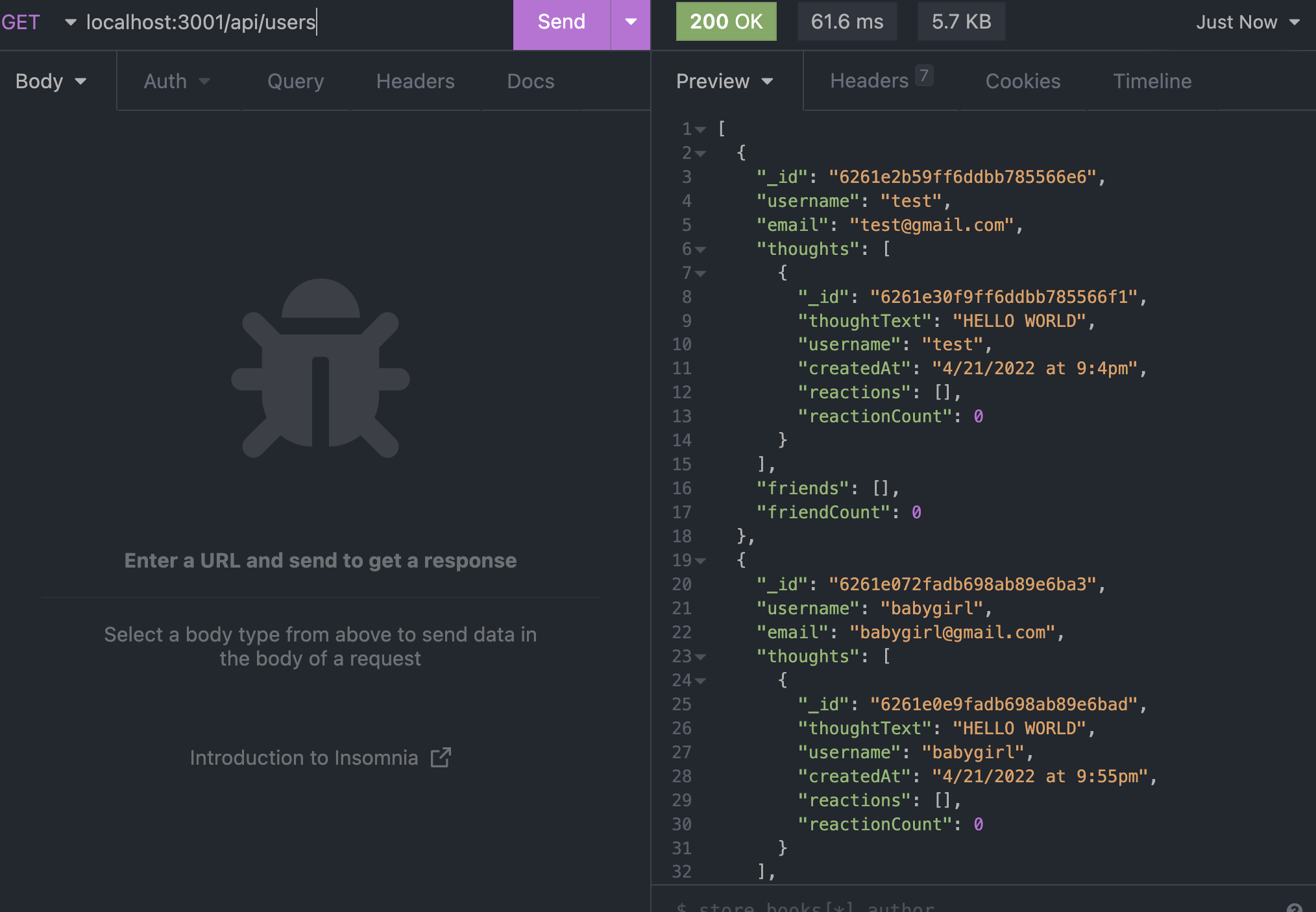 GitHub - nicolalenee/social-media-api: API backend for a social media ...
