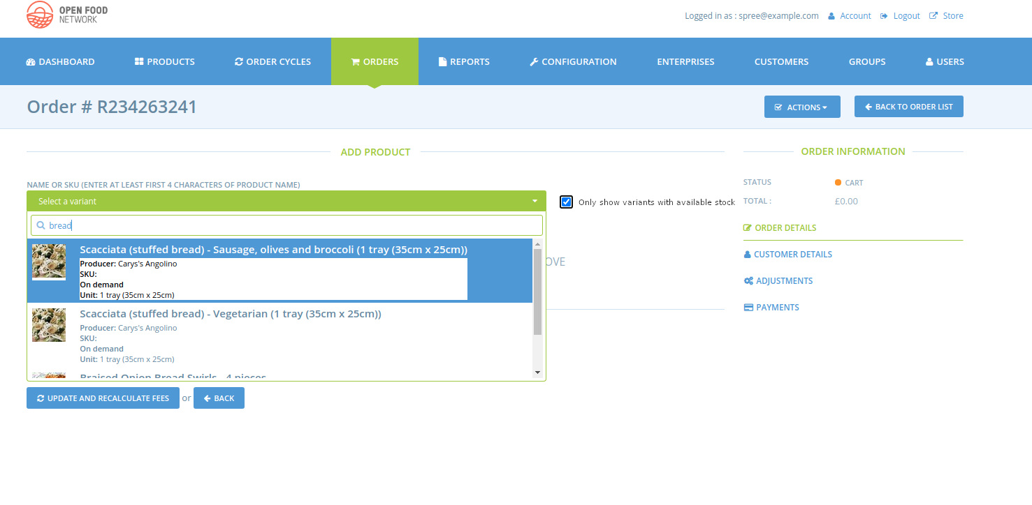 Creating backoffice orders - add ability to hide variants with no stock/inventory · Issue #7960 ...