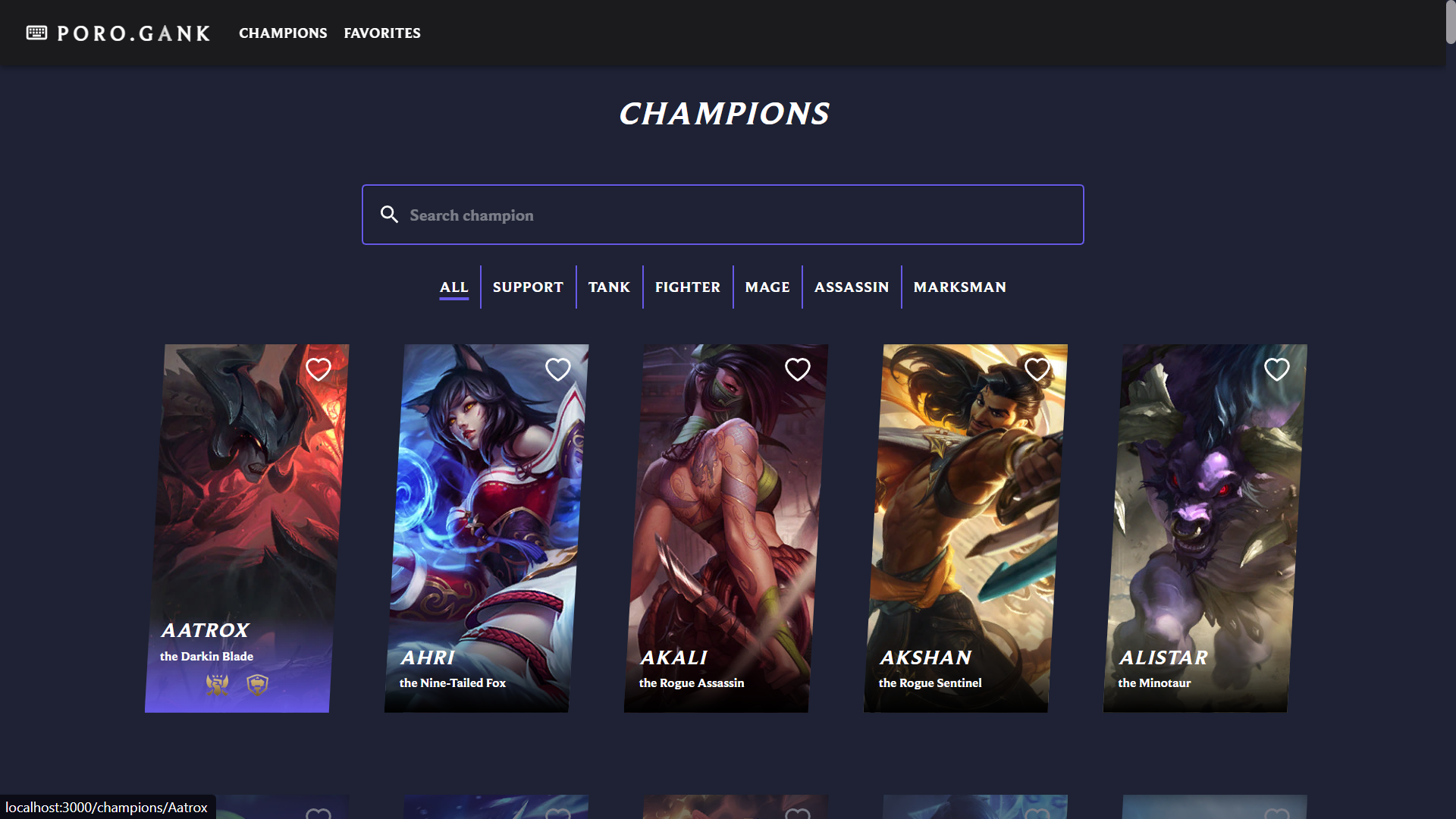 GitHub - ramirezandradesara/league-of-legends: Personal project about all the League of Legends ...