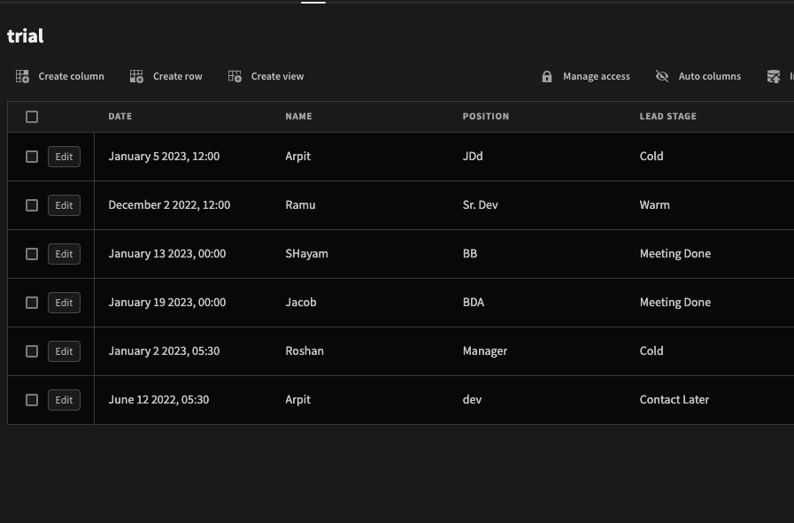 Table Row Button Click · Issue 9399 · Budibasebudibase · Github
