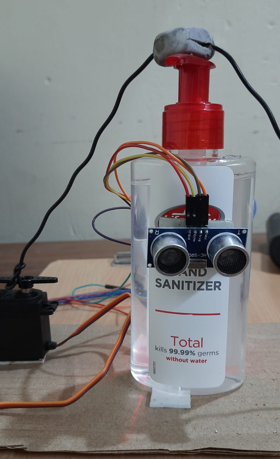 GitHub - Sameeksha-Pai-K/Automatic-Sanitizer-dispenser: Touchless hand ...