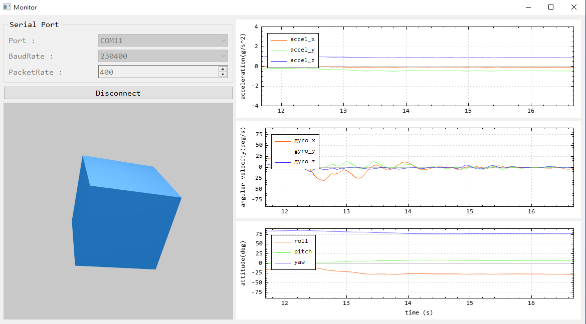GitHub - zheyi613/Qt_attitude_monitor: Use Qt GUI to visualize attitude and plot 9-axis data
