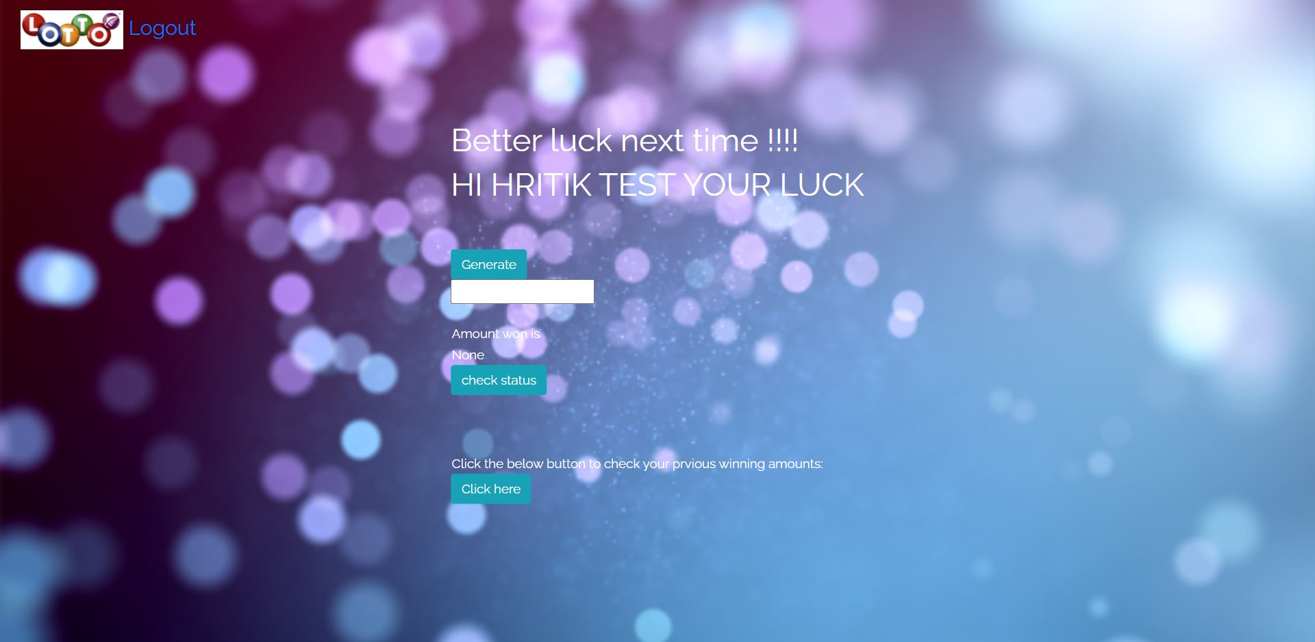 GitHub - shravanrr7/LuckyDraw: A lucky draw application in Django framework