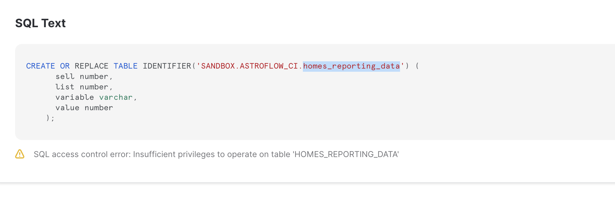 Fix Snowflake Access Issue For Example Snowflake Partial Table With Append Dag · Issue 1654