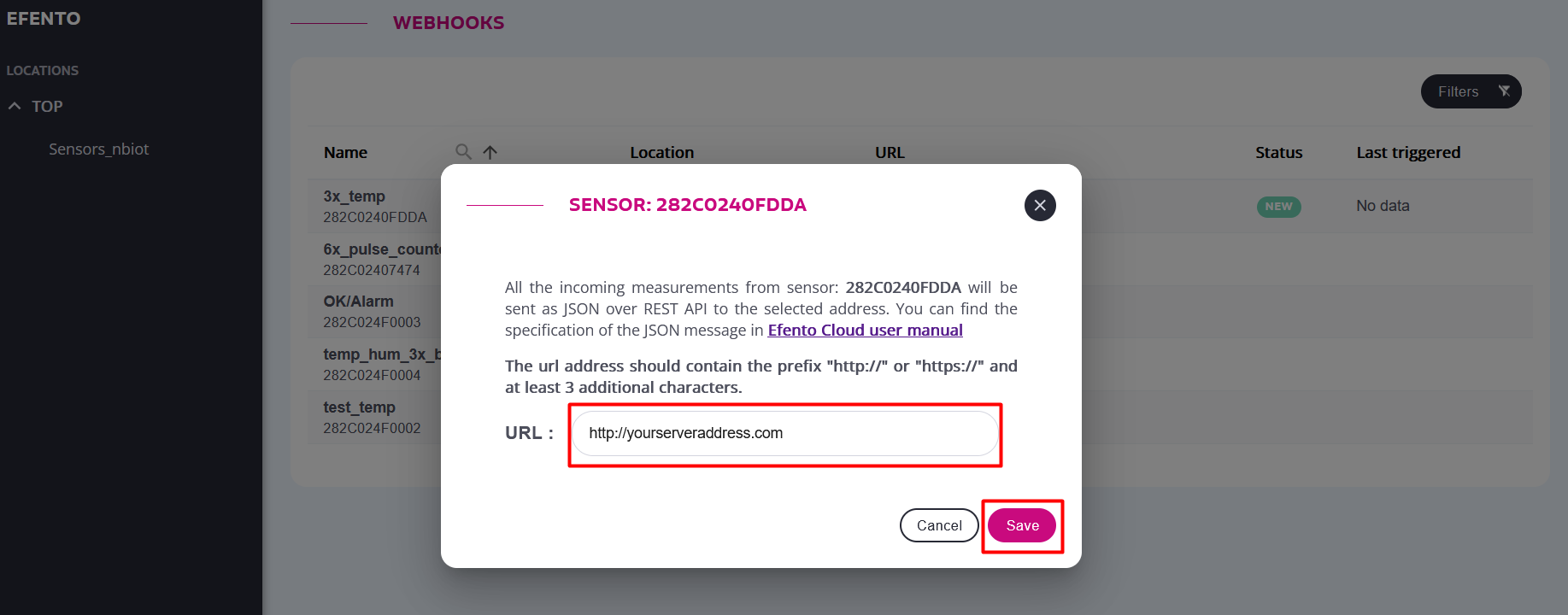 GitHub - efento/efento-cloud-webhook-integration: This tutorial will ...