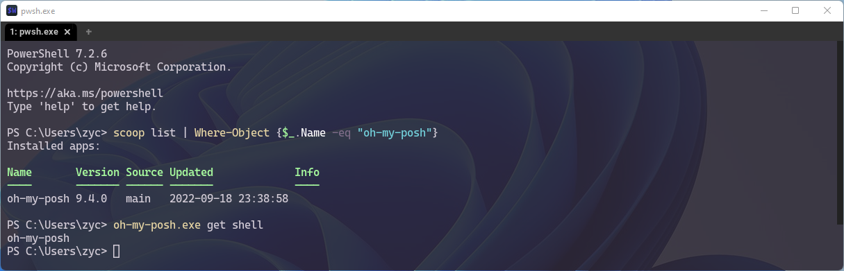 The `oh-my-posh get shell` command doesn't get the proper result · Issue #2806 · JanDeDobbeleer ...