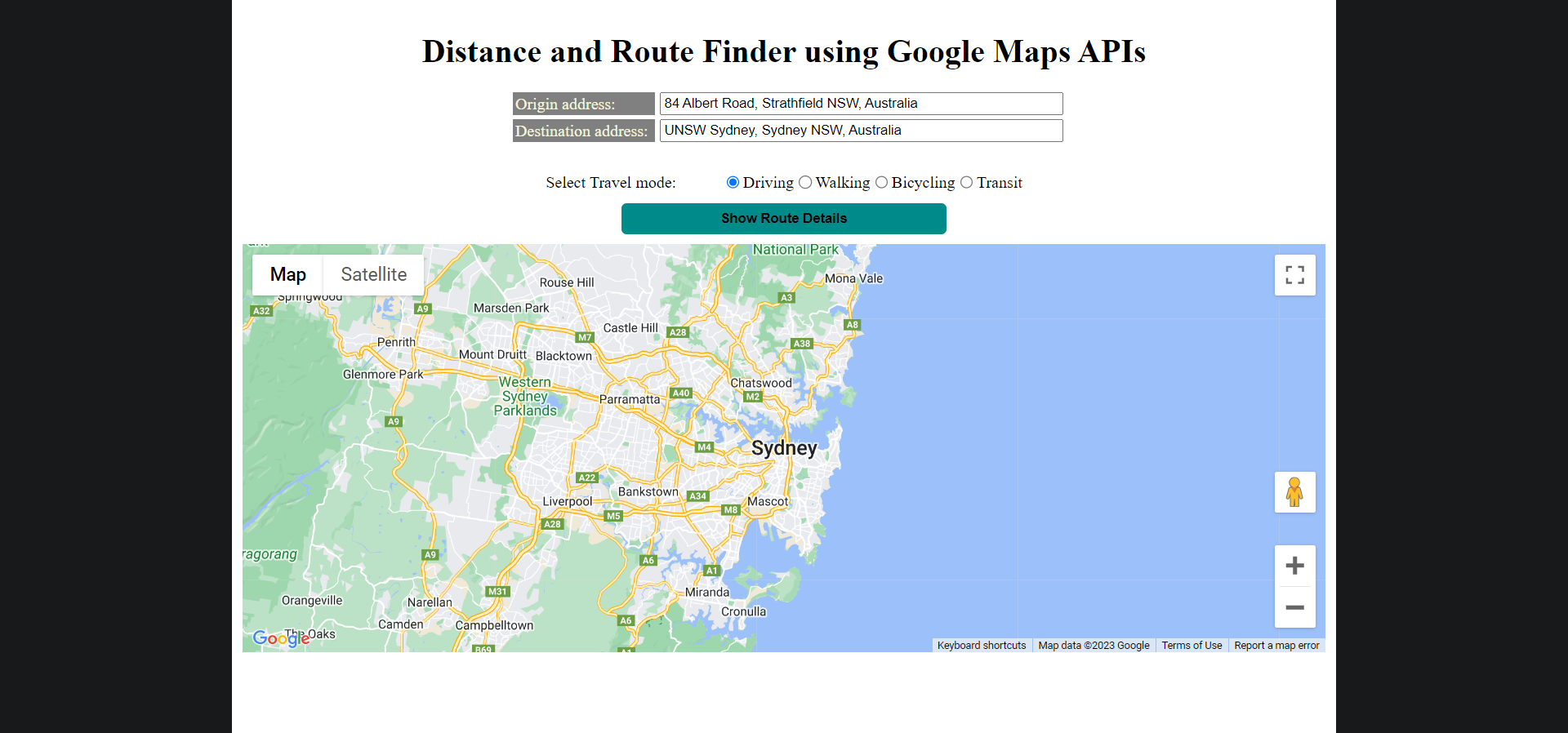 GitHub - vishal6475/Distance-and-Route-Finder-using-Google-Maps-API