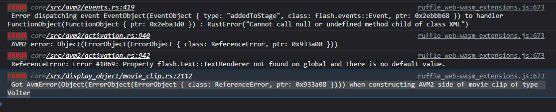 AS3 game does not load · Issue #9971 · ruffle-rs/ruffle · GitHub