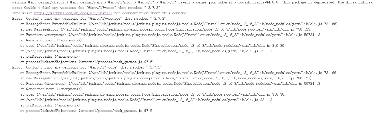 🐛[BUG] 安装依赖出错 · Issue #1119 · ant-design/ant-design-charts · GitHub