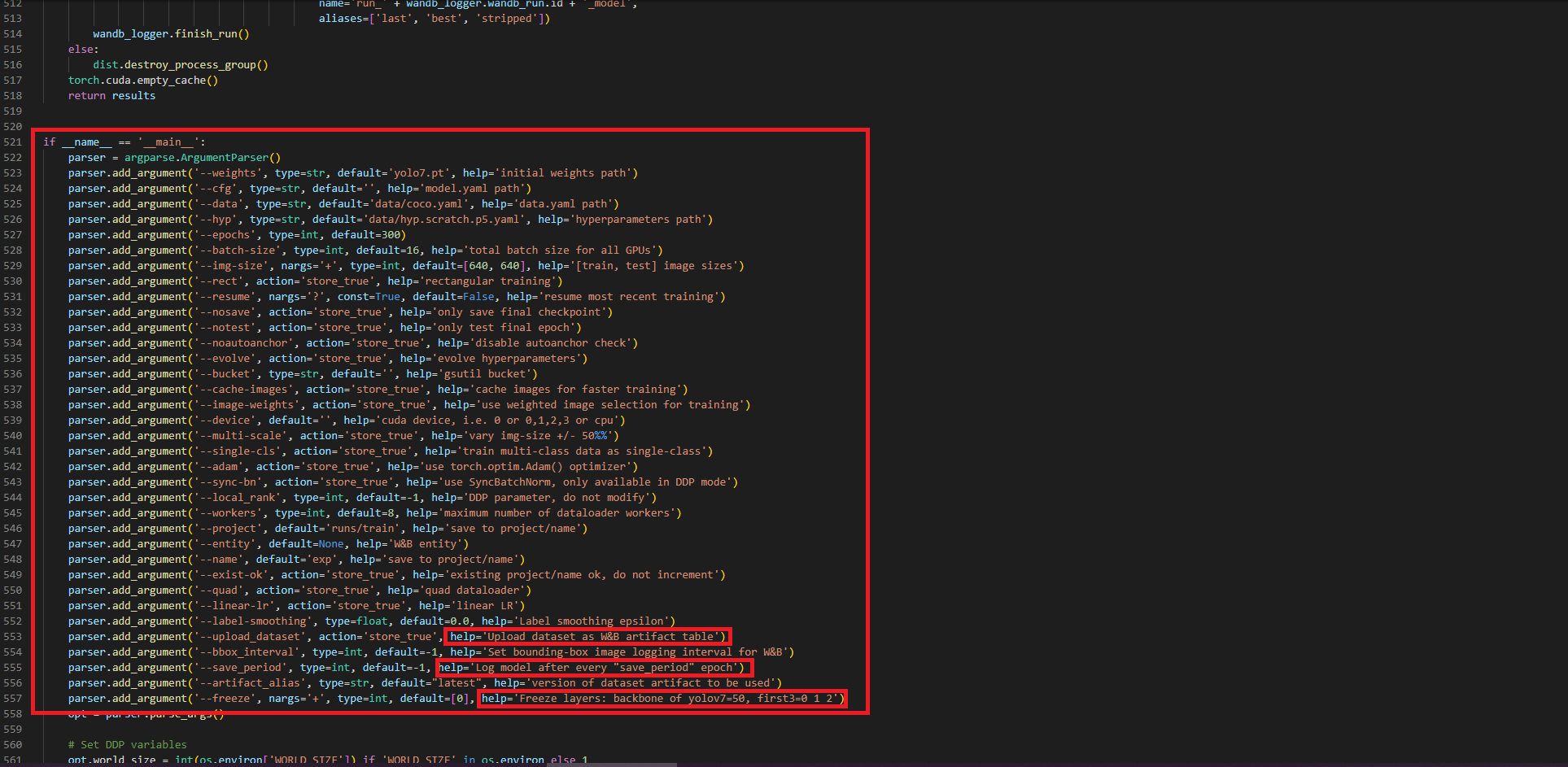 Lost in training settings · Issue #917 · WongKinYiu/yolov7 · GitHub
