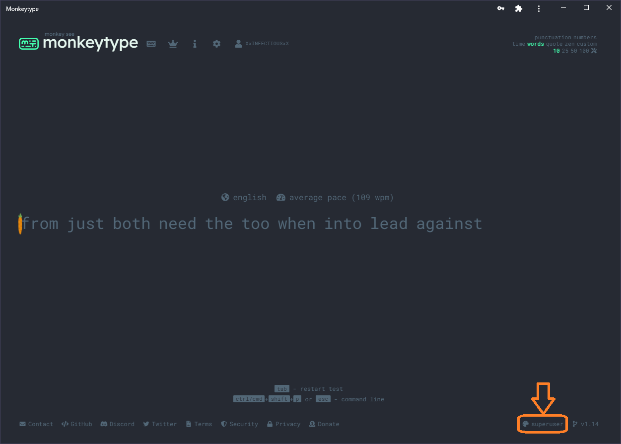 Current theme text not updating to new random theme. · Issue #2674 · monkeytypegame/monkeytype ...