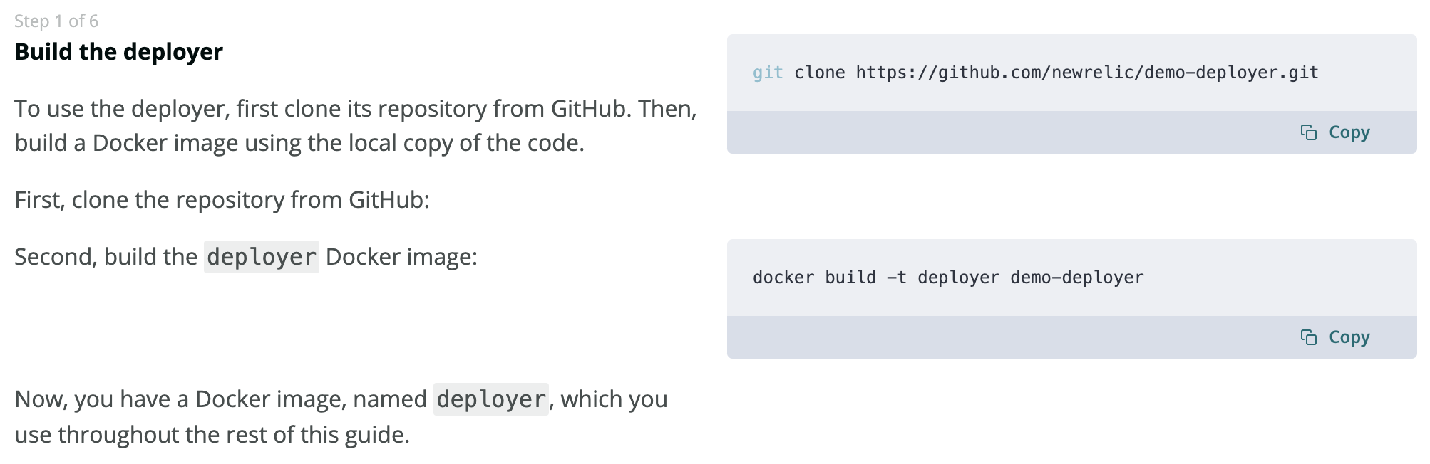Always show code blocks in-line in the content · Issue #856 · newrelic/developer-website · GitHub