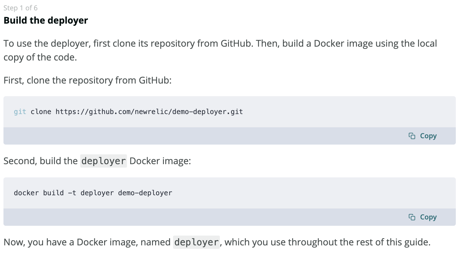 Always show code blocks in-line in the content · Issue #856 · newrelic/developer-website · GitHub