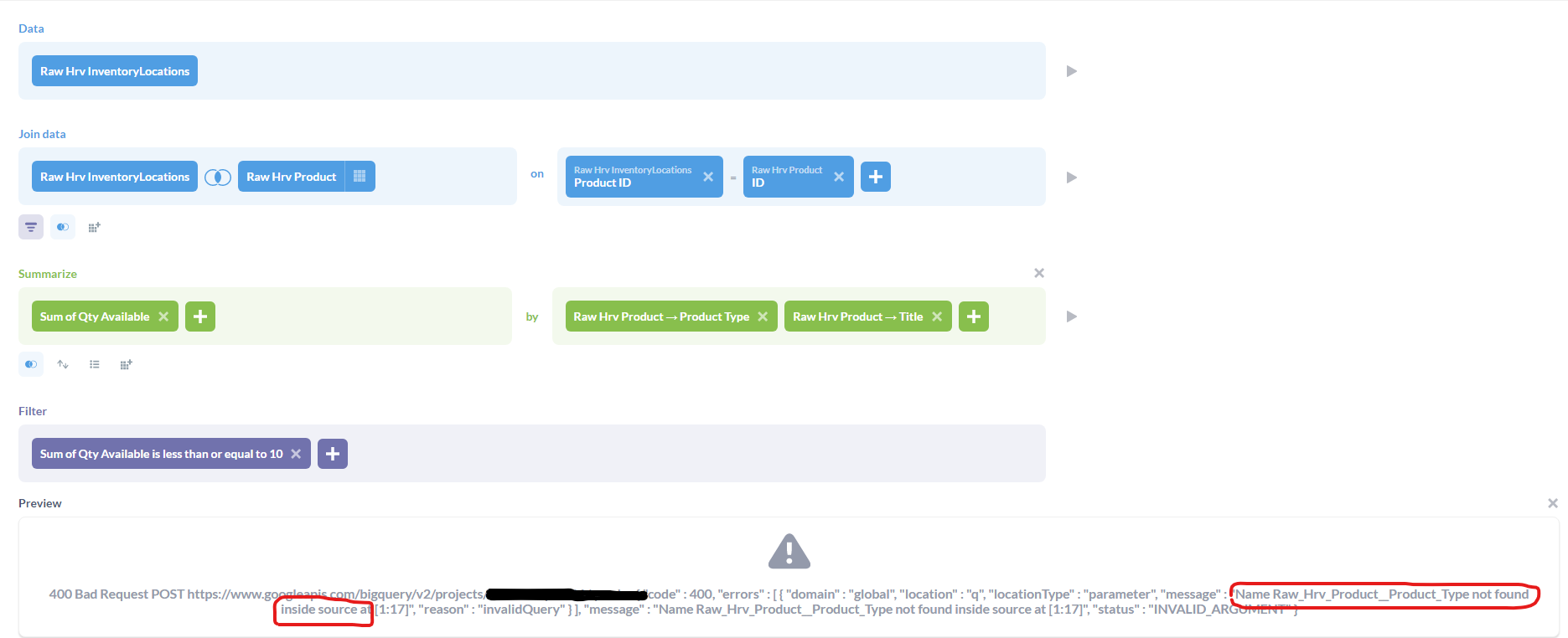 Bigquery Nested Query Generating Bad Aliases When Columns Are Renamed In Data Model · Issue