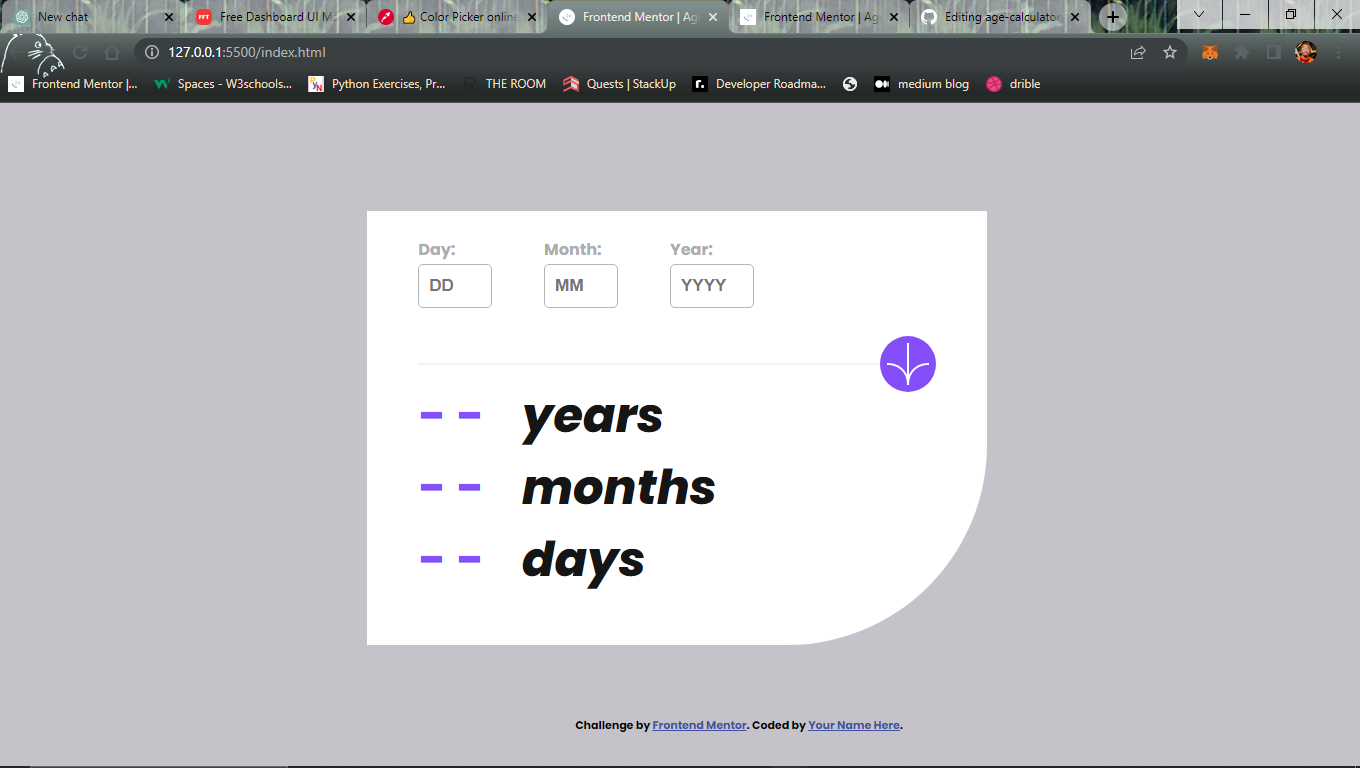 GitHub - sundayirvine-code/age-calculator-app-main: Age calculator app GitHub - sundayirvine-code/age-calculator-app-main: Age calculator app