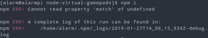 Game Pad Connect Failed Issue 67 Jehervy Node Virtual Gamepads