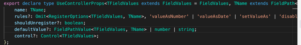 Default Value On Controller Continues To Say The Type Is Undefined And