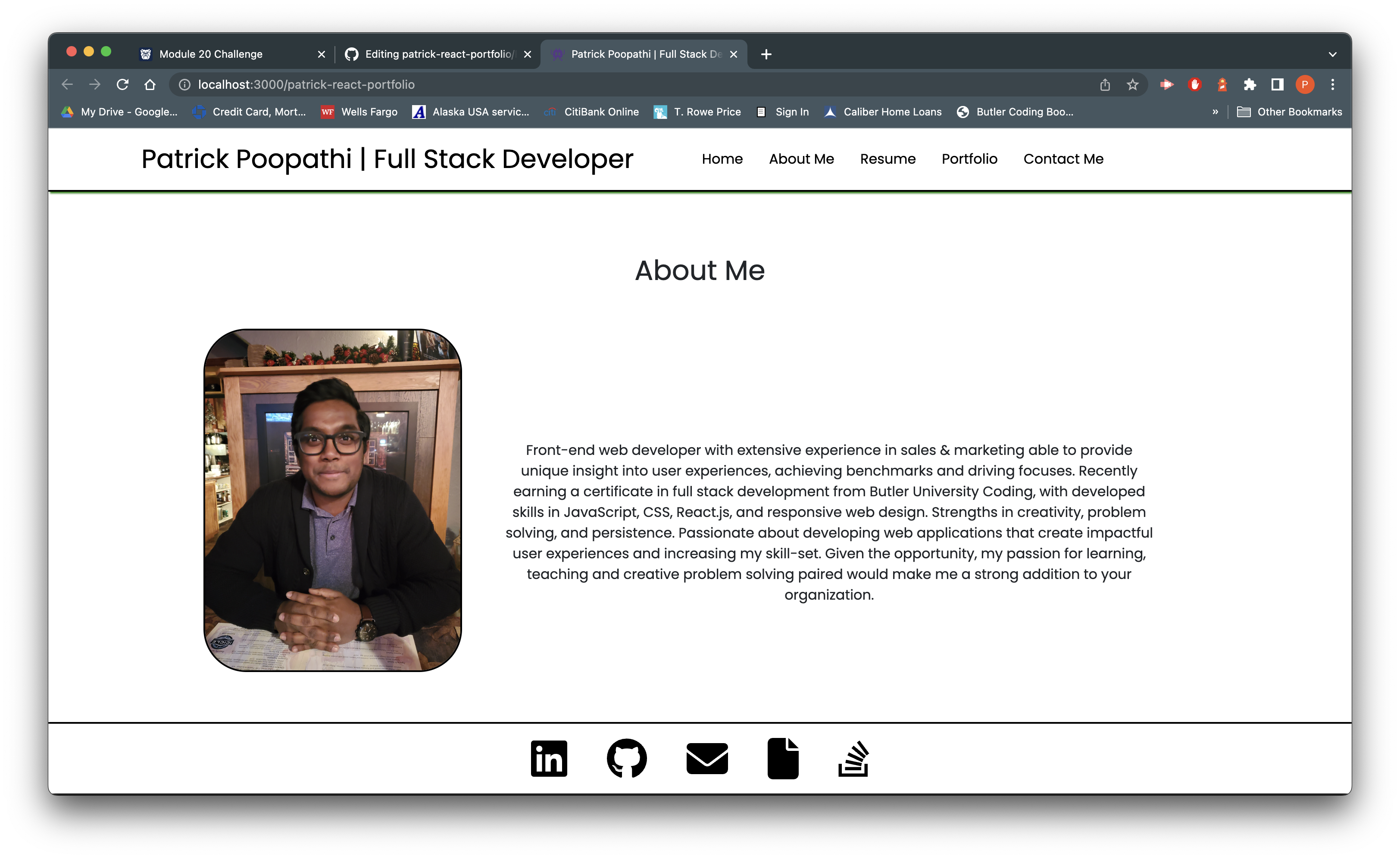GitHub - Patrickgp/patrick-react-portfolio: A portfolio site created ...