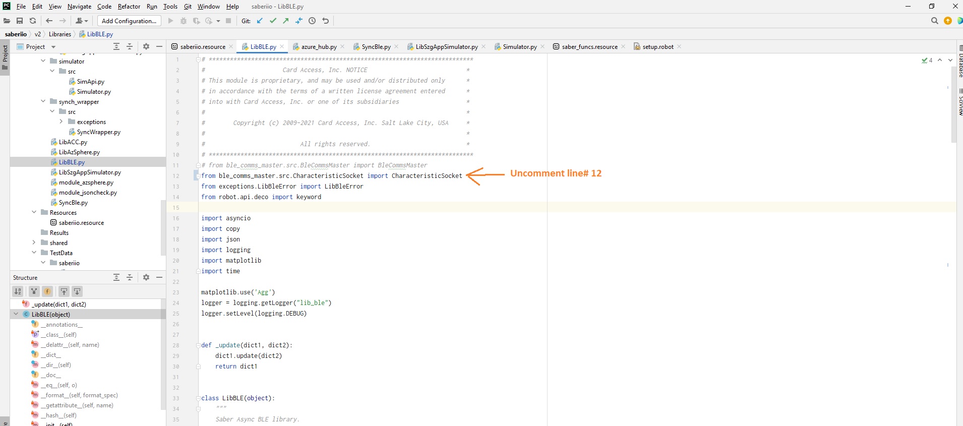 Part 2 #522 Keywords defined in static custom libraries in Python classes are marked "RED" as ...