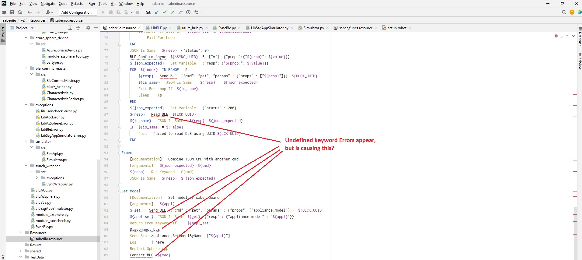 Part 2 #522 Keywords defined in static custom libraries in Python classes are marked "RED" as ...