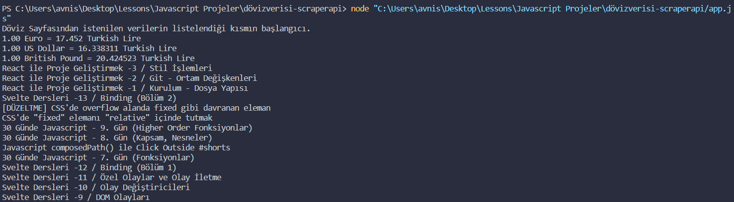 GitHub - Avni-sen/js-scraperapi-app: javascript te request , cheerio gibi kütüphaneleri projeme ...