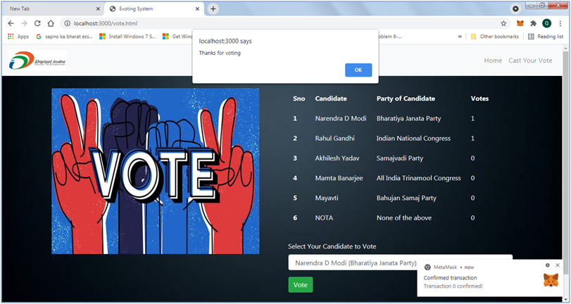 GitHub - vaish5000/Decentralized-Voting-System: A Decentralized E ...