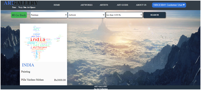 GitHub - vaish5000/OnlineArtGallery: The project was created using html ...