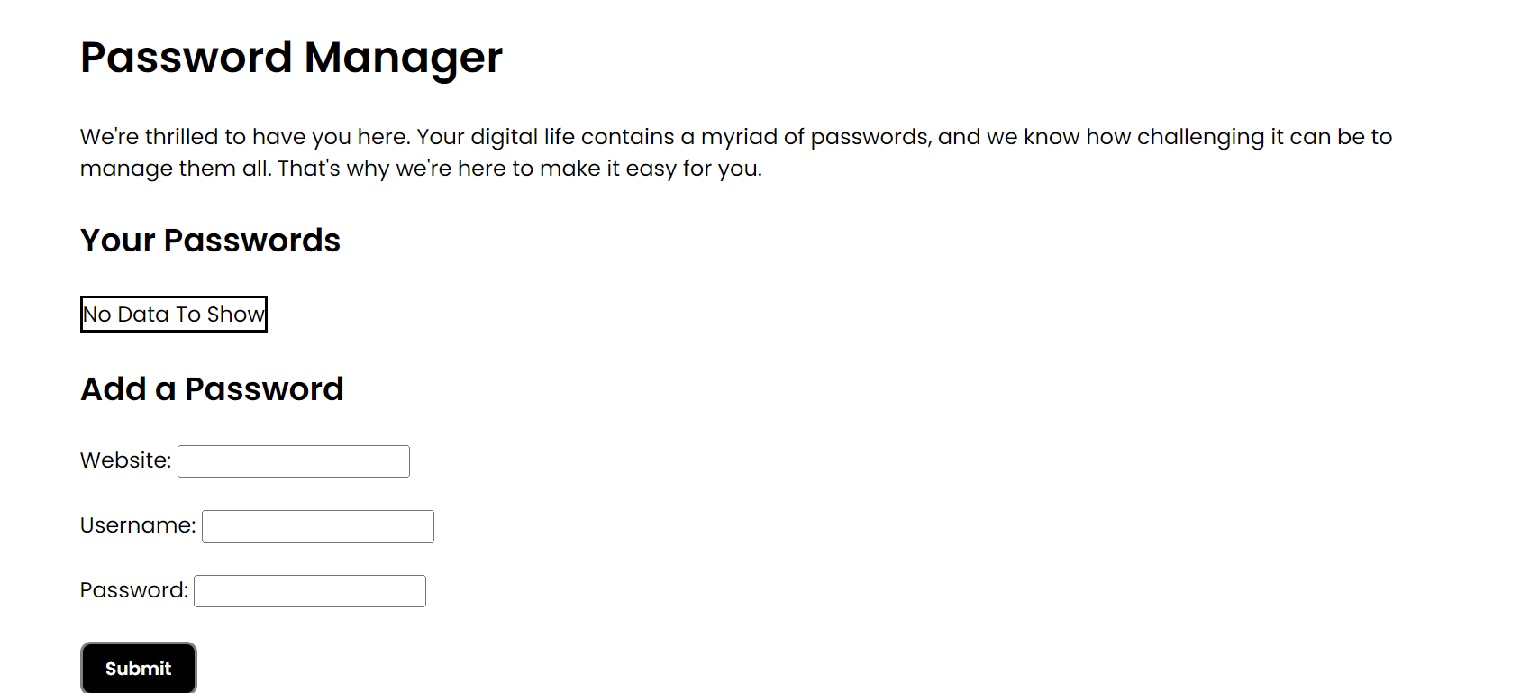 GitHub - Mtar786/passwordManager