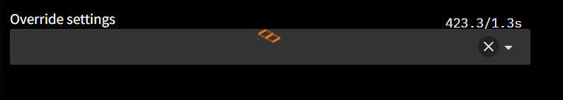 Text Creates Infinite Spinning Gradio Block In Override Settings · Issue 231 · Alulkesh