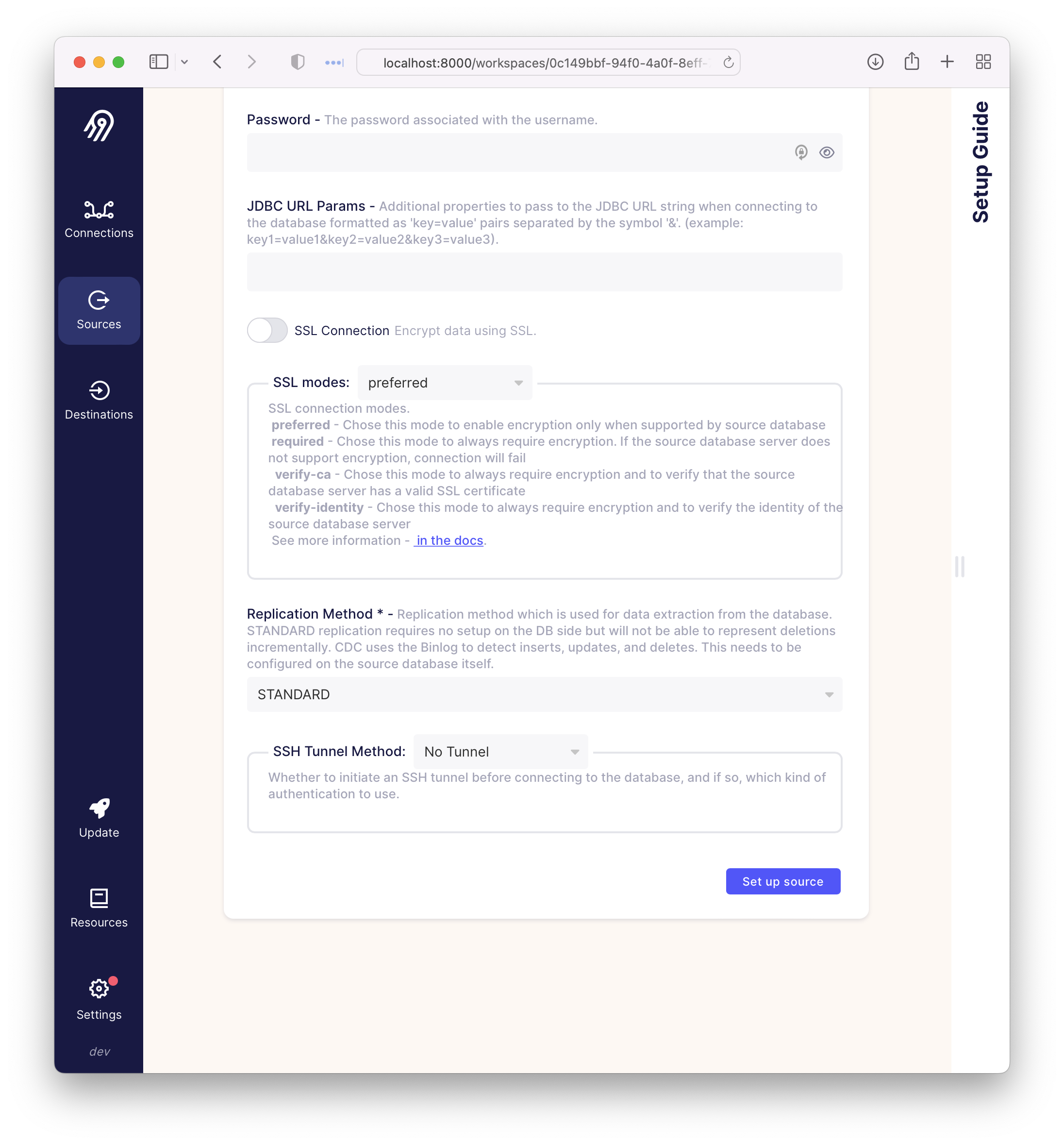SSL Certificate input for source MySQL · Issue #6985 · airbytehq/airbyte · GitHub