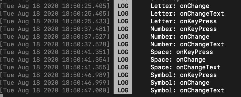 [Android] TextInput events inconsistent when using backspace key · Issue #29689 · facebook/react ...