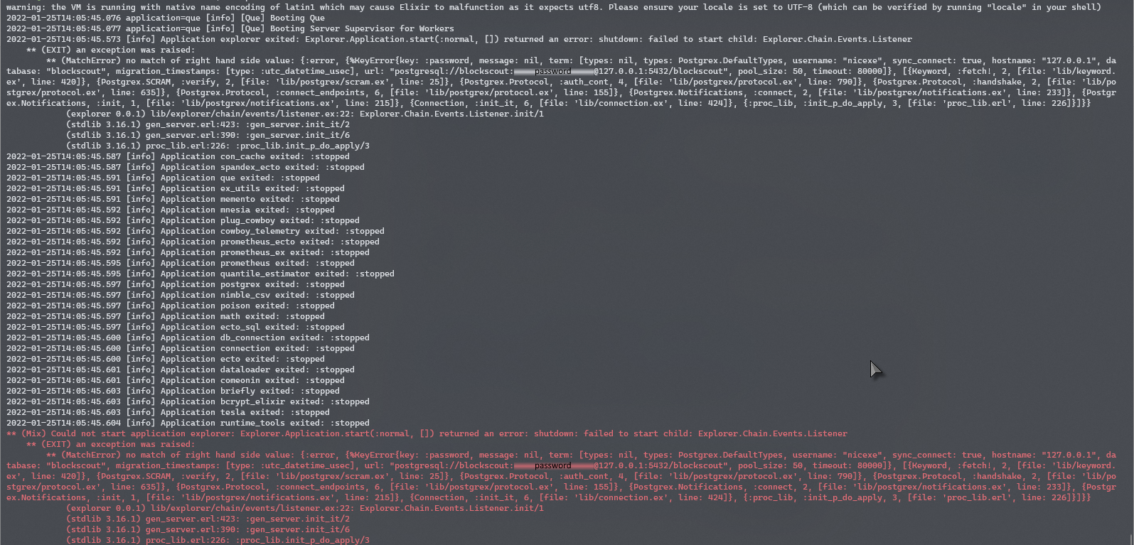 DATABASE_URL environment variable isn't honored when server starts (and ...