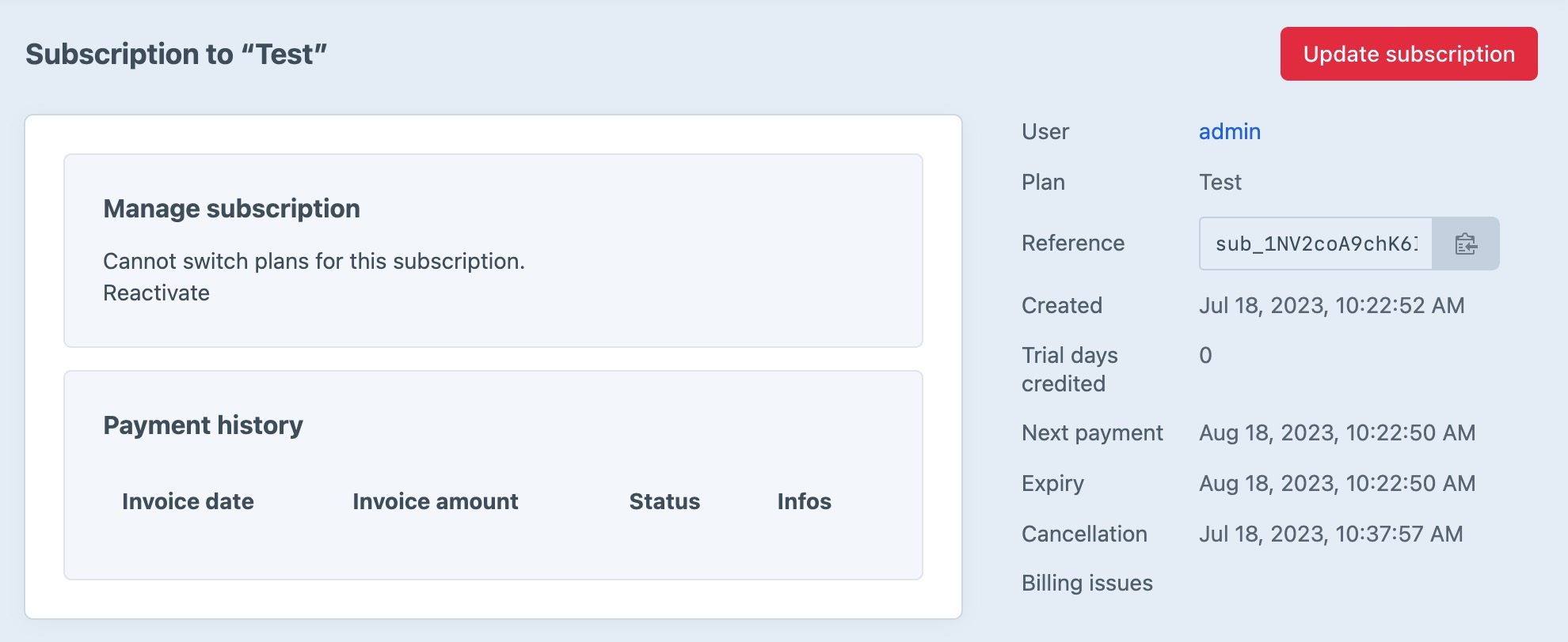 [4.x]: 'Expiration date' blank in Subscriptions table on User · Issue #3222 · craftcms/commerce ...