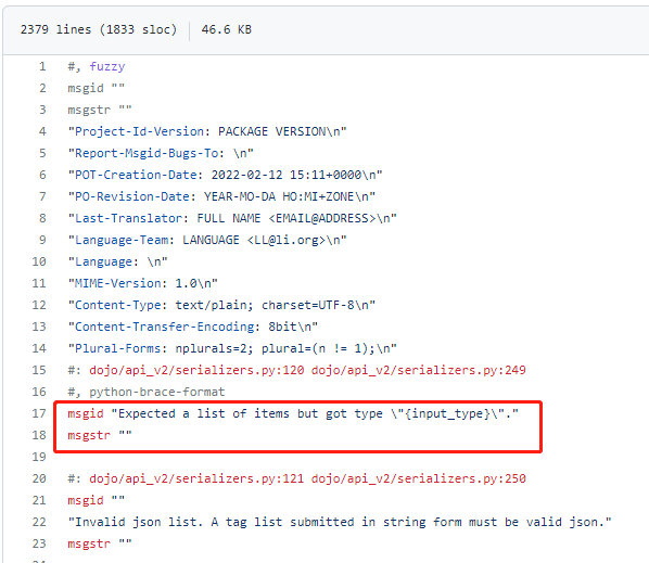 Whether this product supports Chinese interface？ · Issue #6250 · DefectDojo/django-DefectDojo ...