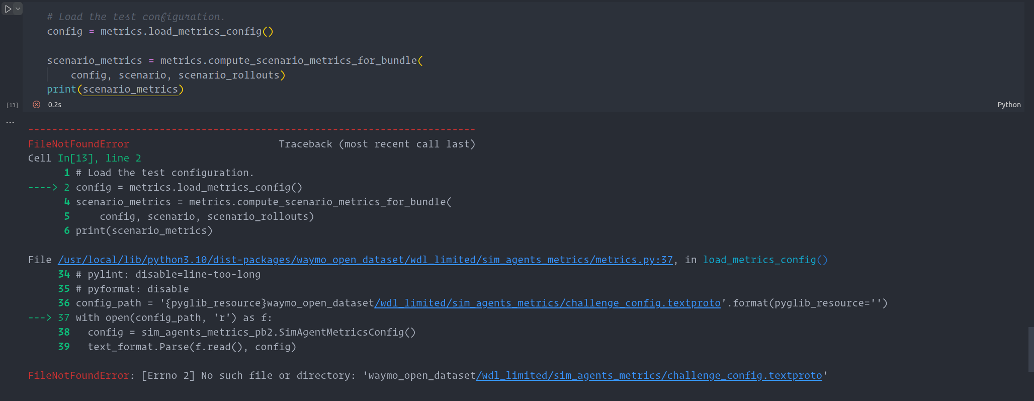 TypeError when running sim agent tutorial · Issue #610 · waymo-research/waymo-open-dataset · GitHub