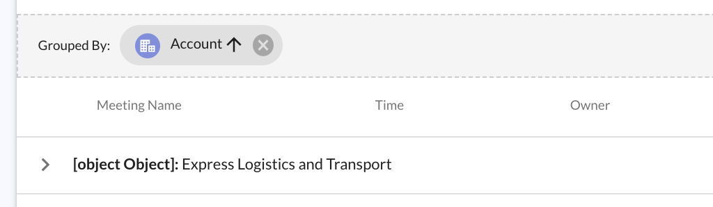 Grouped Row On Column With Html Rendered Header Shows As [object Object] · Issue 852 · Mbrn