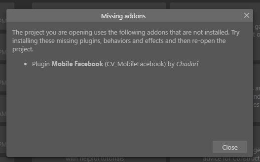 Error when open project demo "Mobile Facebook Auth.c3p" · Issue #606 · Chadori/Construct-Master ...