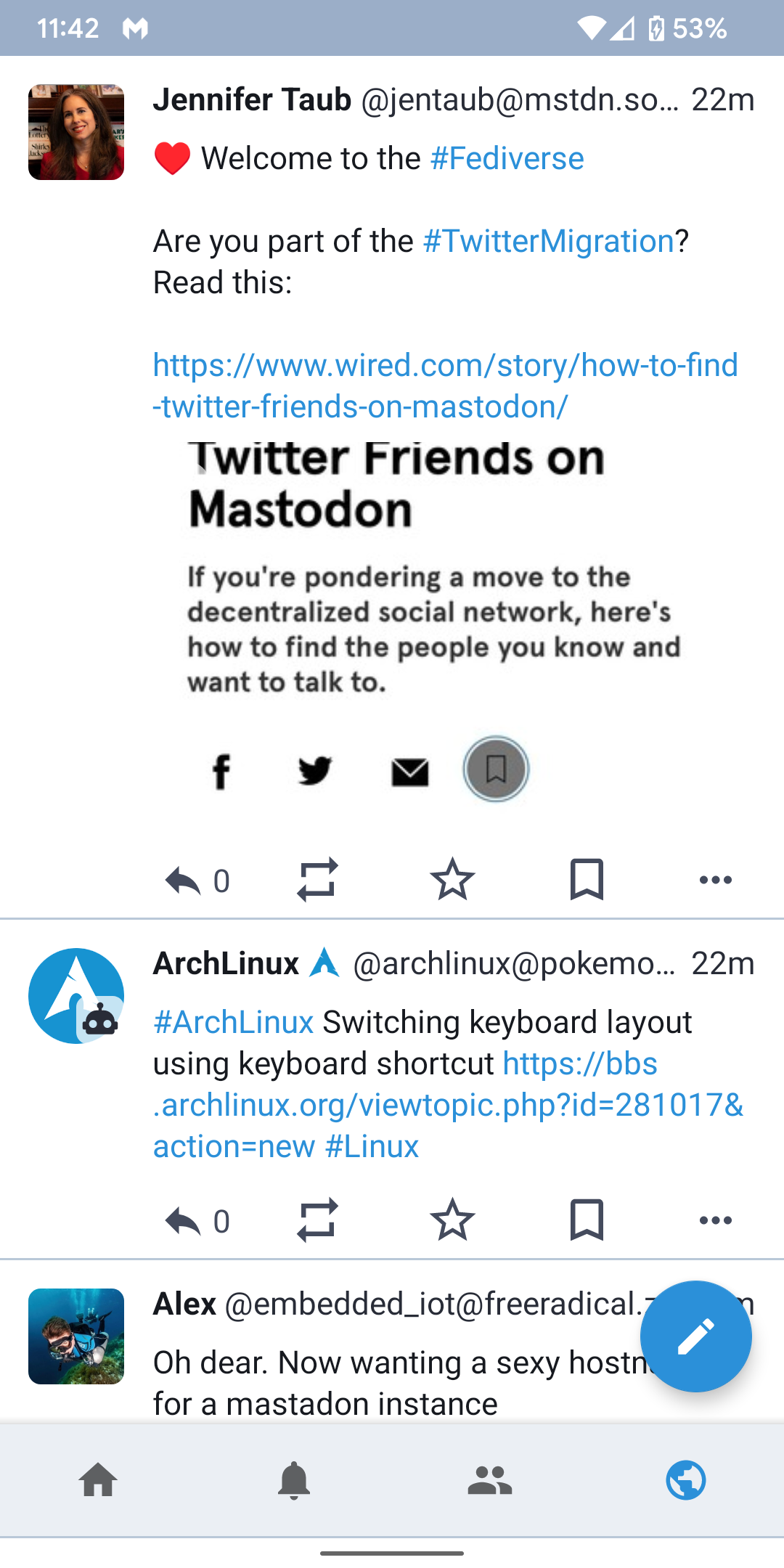 Can't access main menu/preferences after disabling header · Issue #2749 · tuskyapp/Tusky · GitHub